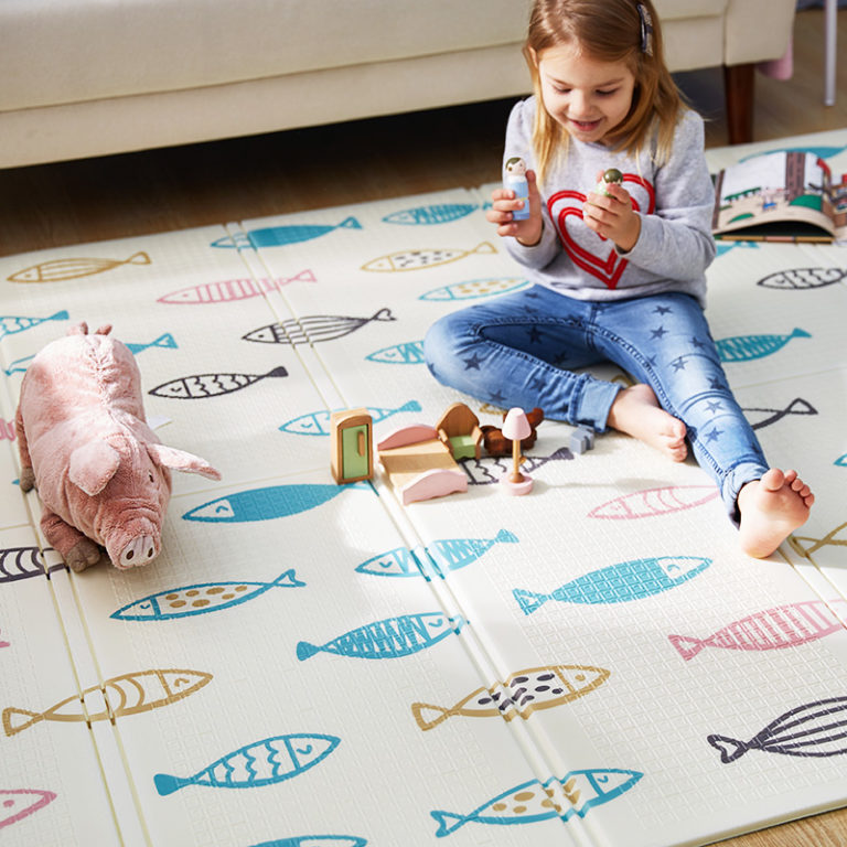 Children's Cartoon Folding Play Mat - Made Minimal
