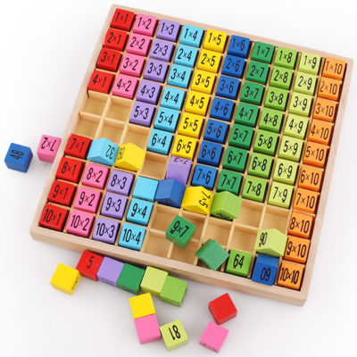 Wooden Arithmetic Table for Children - Made Minimal